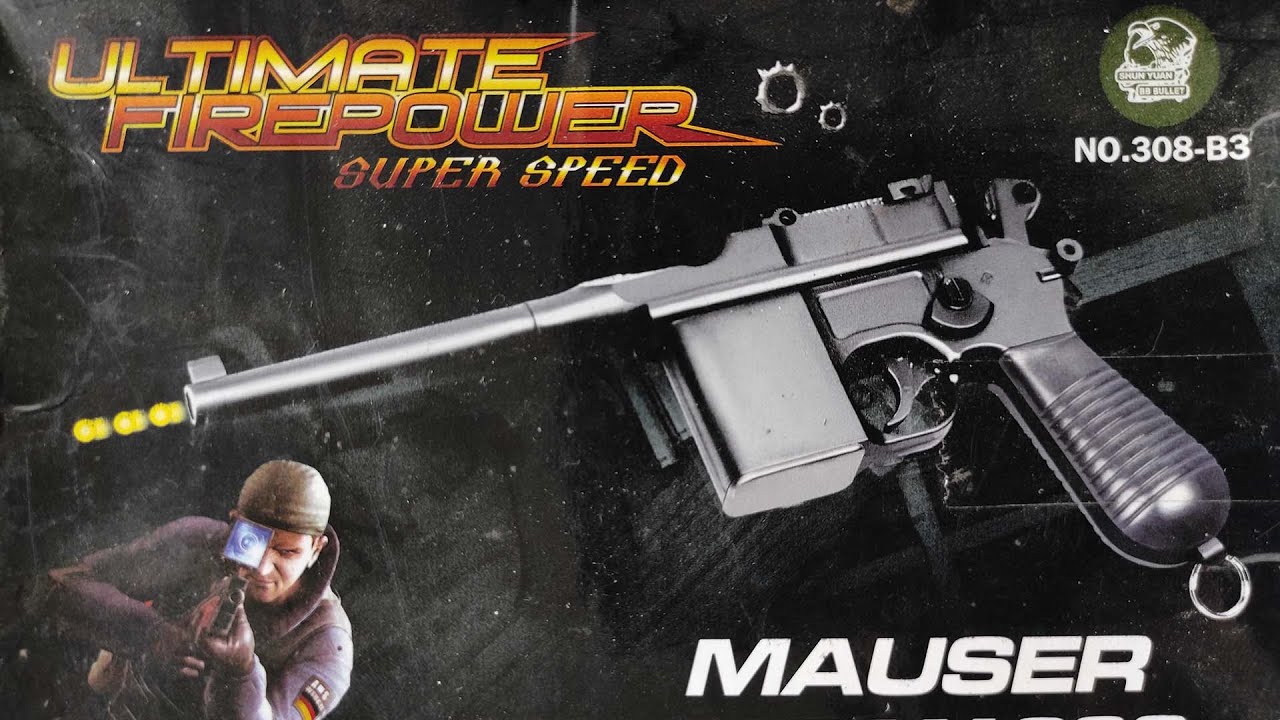 Mauser M1932 Gun Plastic model Toy gun for kids - YouTube