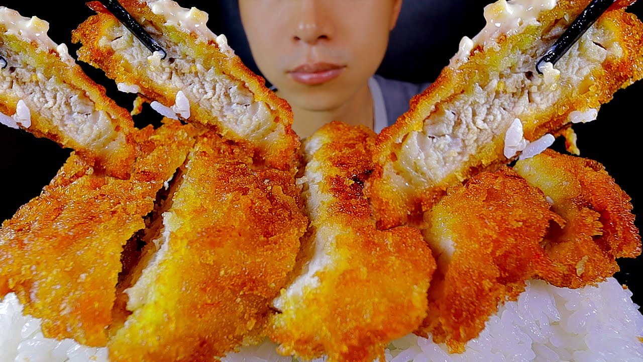 ASMR | mukbang cutlet | eating show | Eating Sounds - YouTube