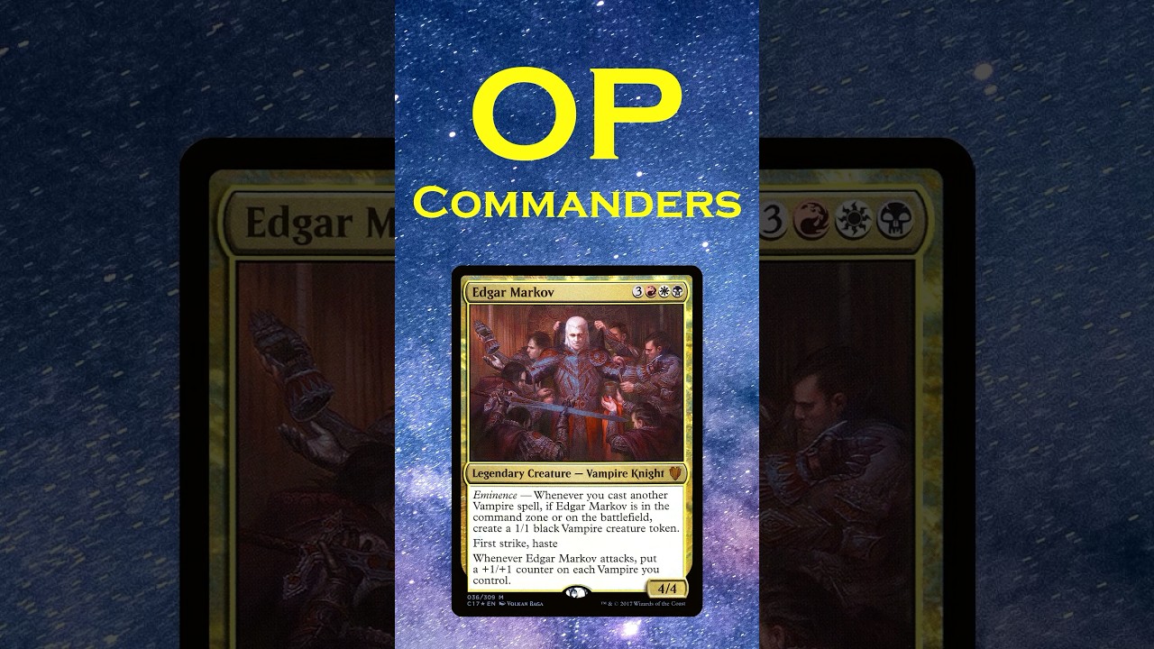 5 Overpowered Commanders #edh #magicthegathering #commander #mtg #tcg # ...