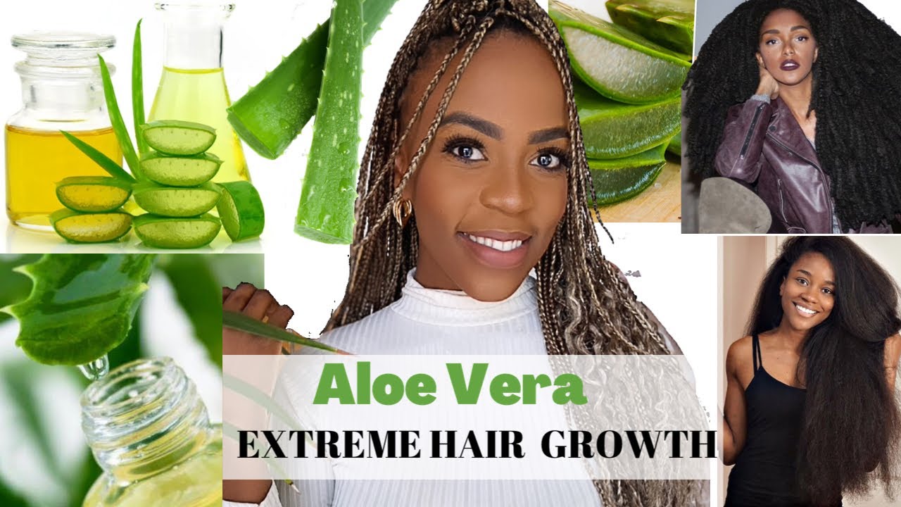 HAIR | EXTREMELY FAST HAIR GROWTH | LONGER, THICKER HAIR USING Aloe ...
