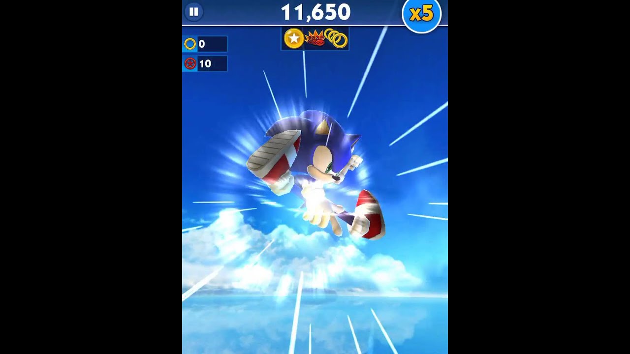 Sonic Dash - 29,155 points with Sonic (x5 multiplier) - YouTube
