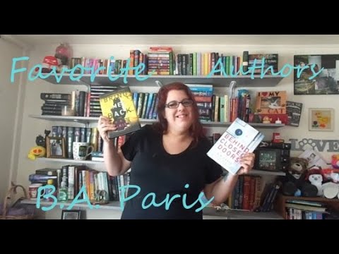 Favorite Authors: B.A. PARIS - YouTube
