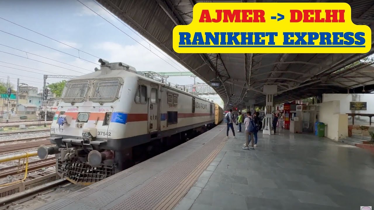 RANIKHET EXPRESS || 2 AC ICF COACH JOURNEY || BEAUTIFUL ARAVALLI RANGE - YouTube