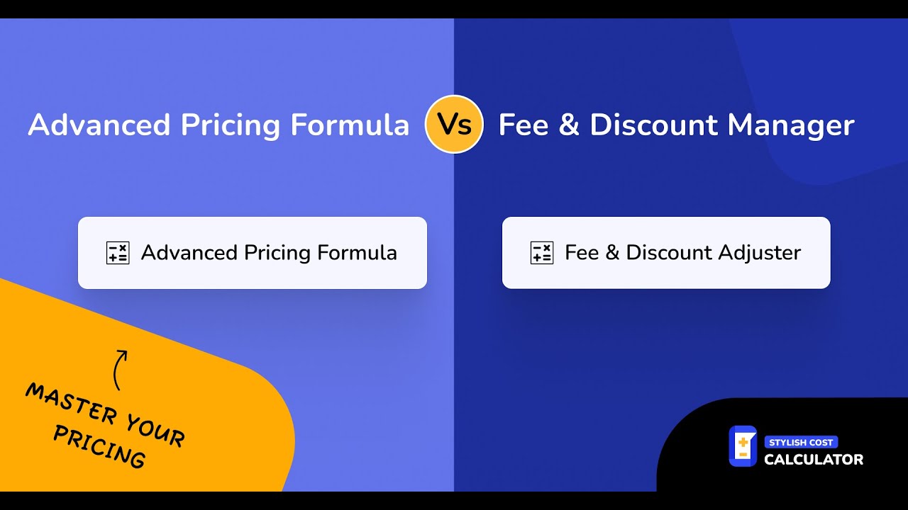 Master Your Pricing Strategy: Advanced Formula vs Fee & Discount ...