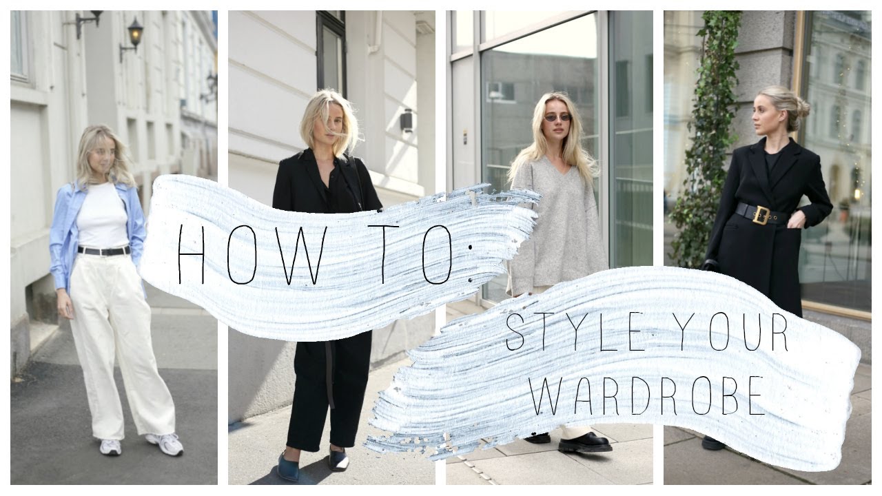 HOW TO: style your wardrobe - YouTube