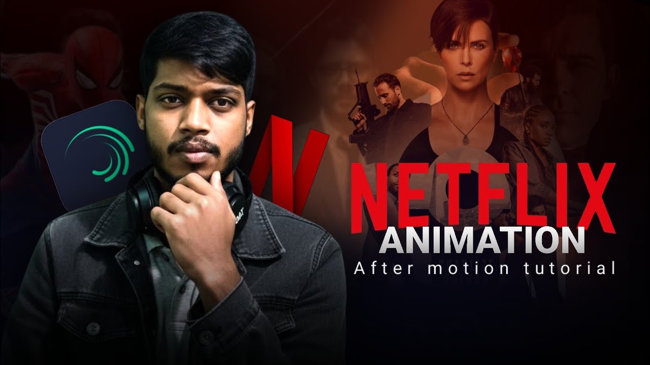 How To Create Netflix Animation In Alight Motion or After Motion Full ...