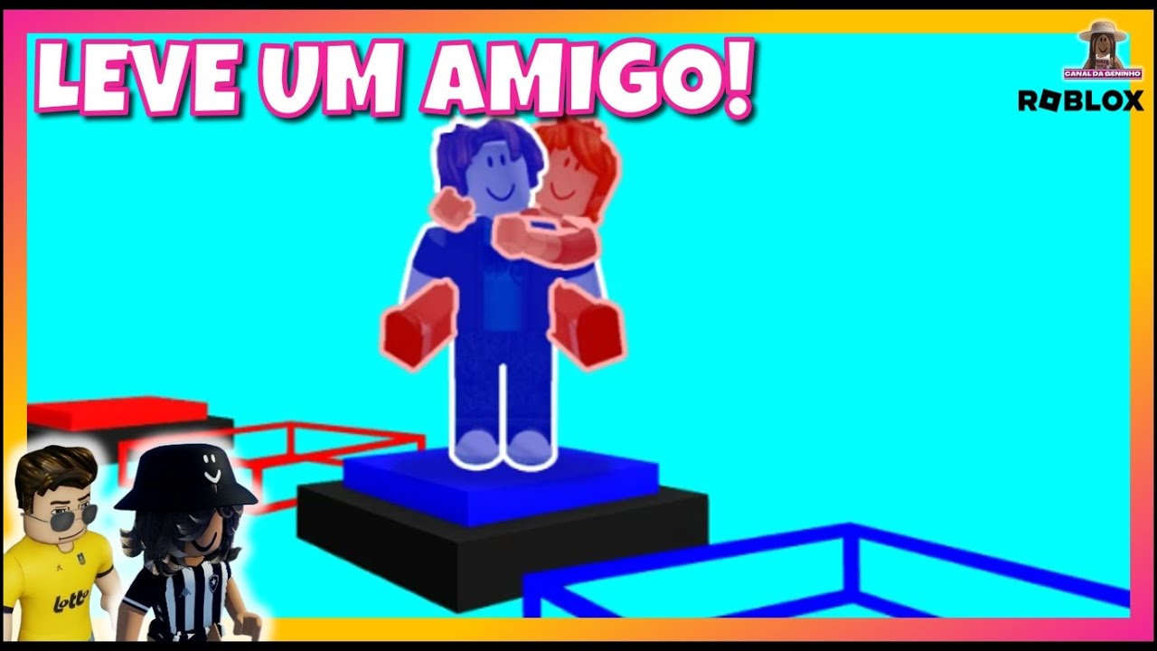 Leve um Amigo - Obby em Equipe: Passos! Carry a Friend! [Roblox] [Canal ...