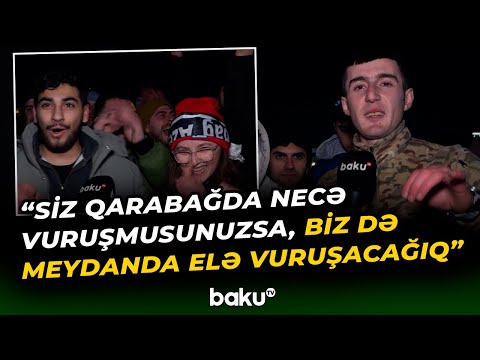 ”Qarabağ”dan möhtəşəm qələbə | Azarkeşlər sevinclərini “Baku TV” ilə bölüşdülər - Baku TV