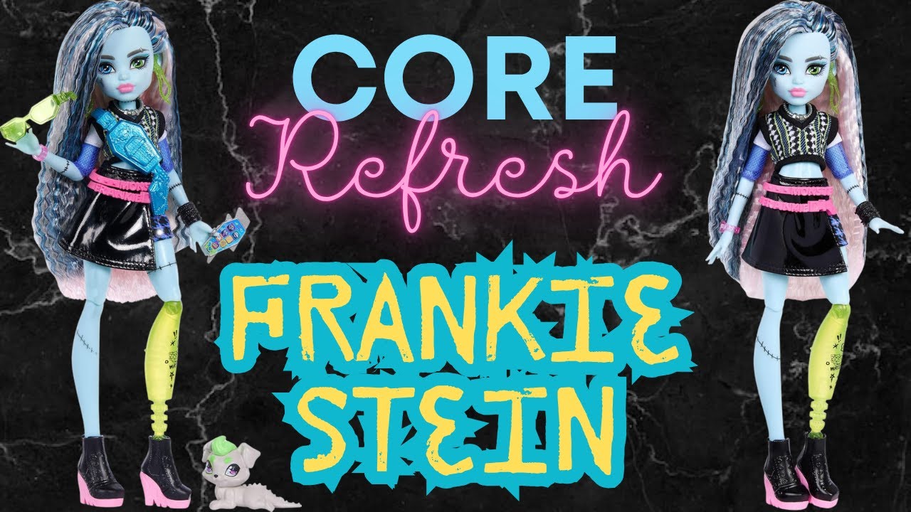 Monster High Core Refresh Wave 2 Frankie Stein Unboxing and Review ...