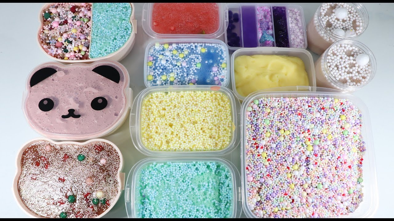 Mixing Old slime with asmr |Satisfying Slime Video - YouTube
