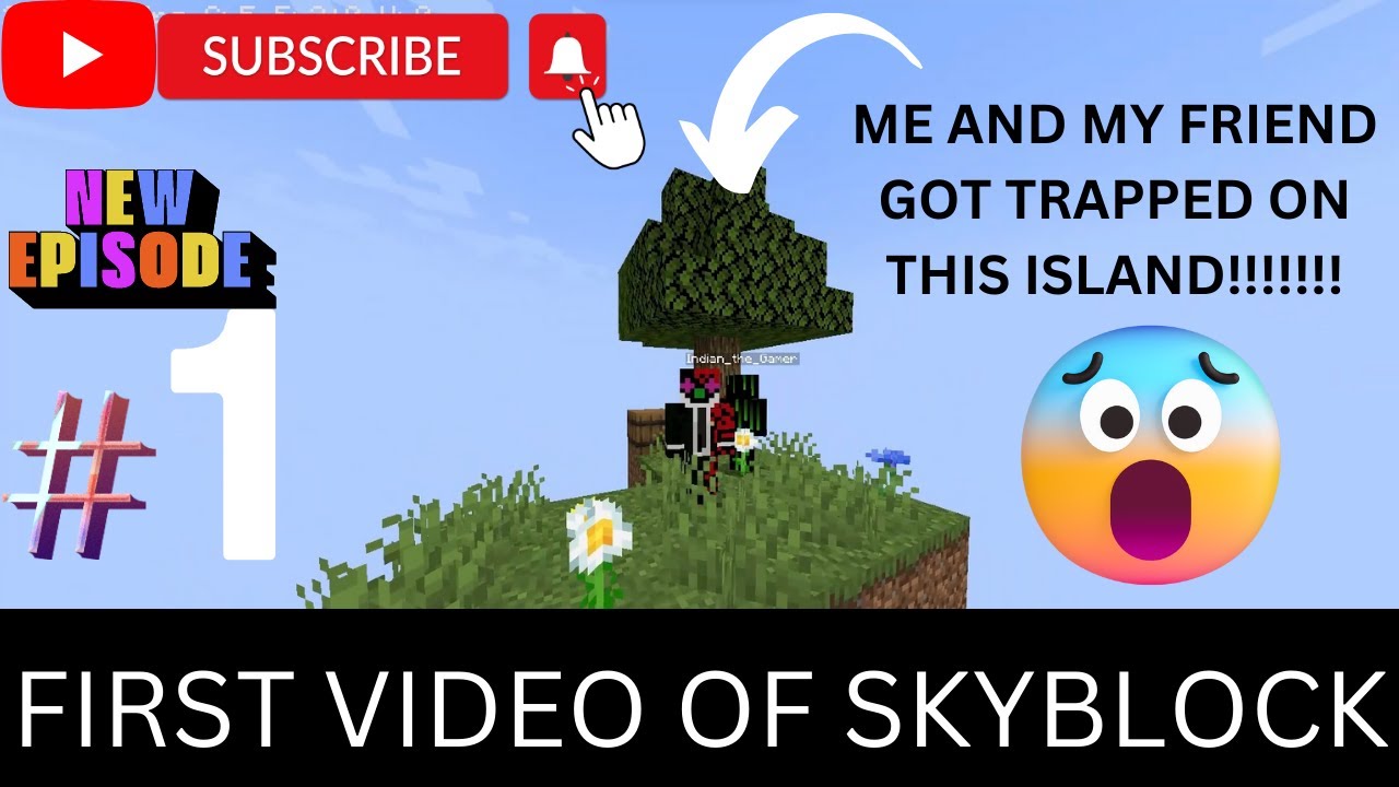 Me And My Friend Got Stuck On This Island!! | SKYBLOCK EPISODE #1 - YouTube