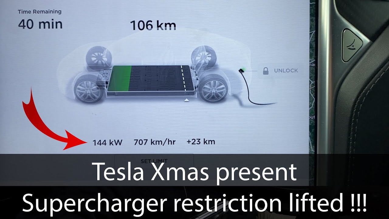 Tesla has lifted supercharger restrictions!!! - YouTube