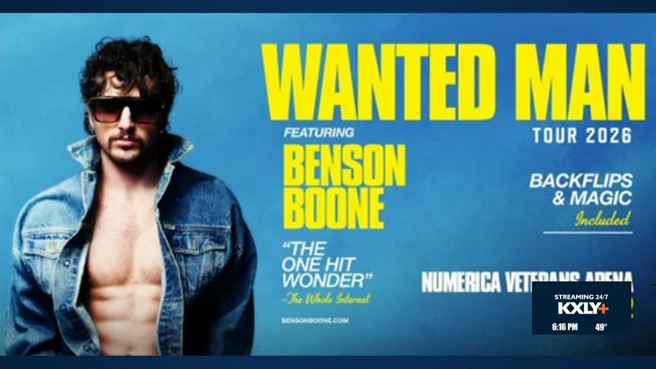 Benson Boone coming to Spokane - YouTube