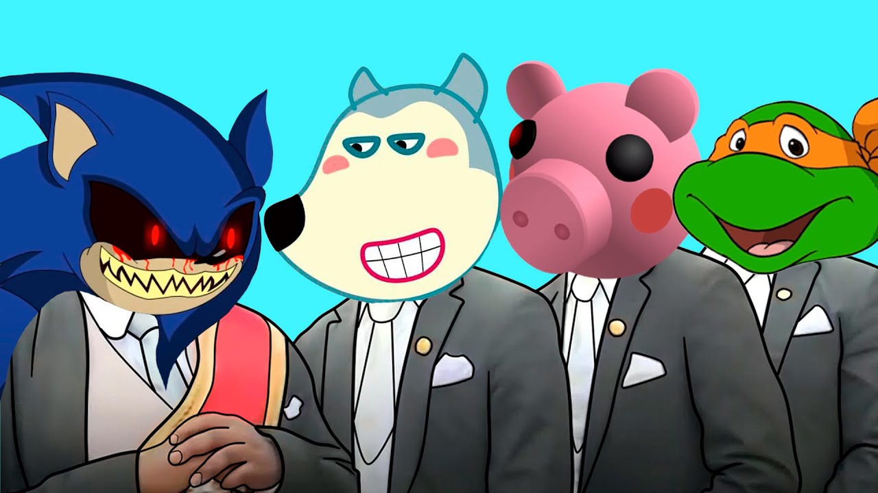 Sonic.EXE & Wolfoo & Piggy Roblox & Teenage Mutant Ninja Turtles ...