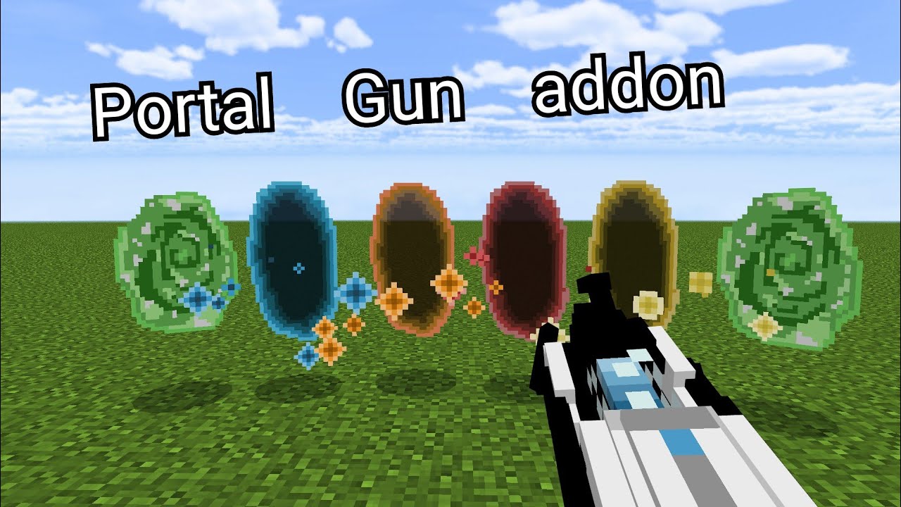 Portal Gun addon para Minecraft bedrock - YouTube