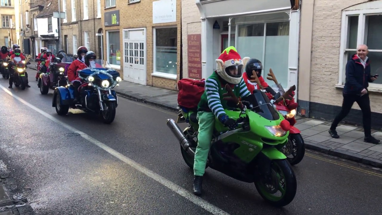Cambridge Bikers Christmas Toy Run 2019 - YouTube