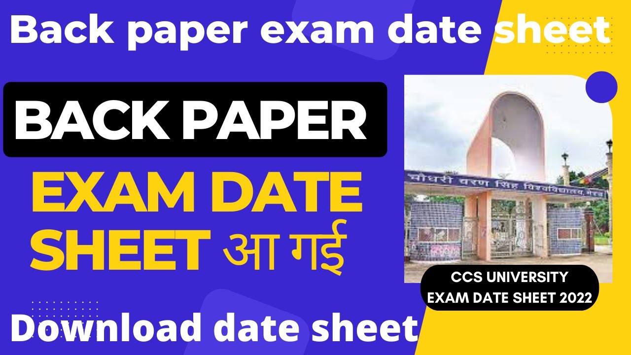 Ccsu Back Paper Exam Date Sheet Ba Back Paper Exam Date Sheet 2022 ccsu-back-paper-exam-date-sheet-ba-back-paper-exam-date-sheet-2022