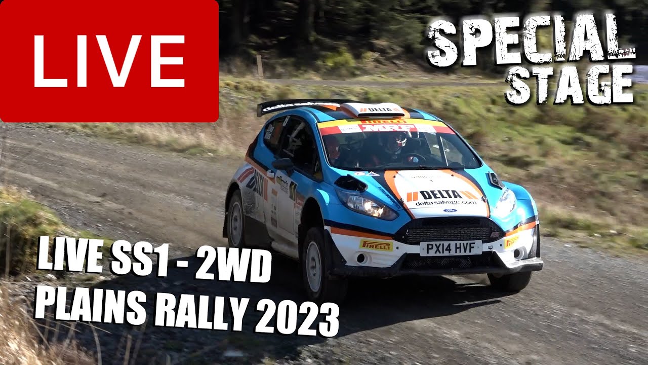 LIVE! - Plains Rally 2023 - Stage 1 - 2WD - YouTube