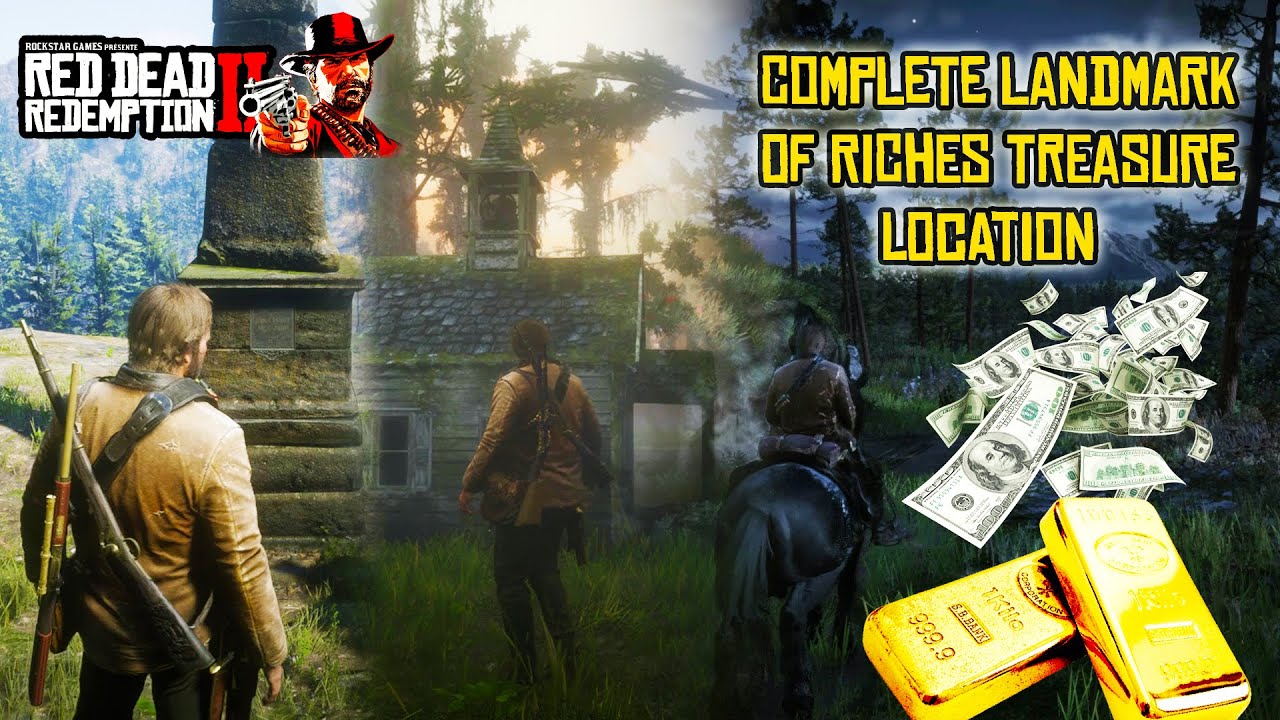 Complete Landmark of Riches Treasure hunt - Red Dead Redemption 2 #rdr2 ...