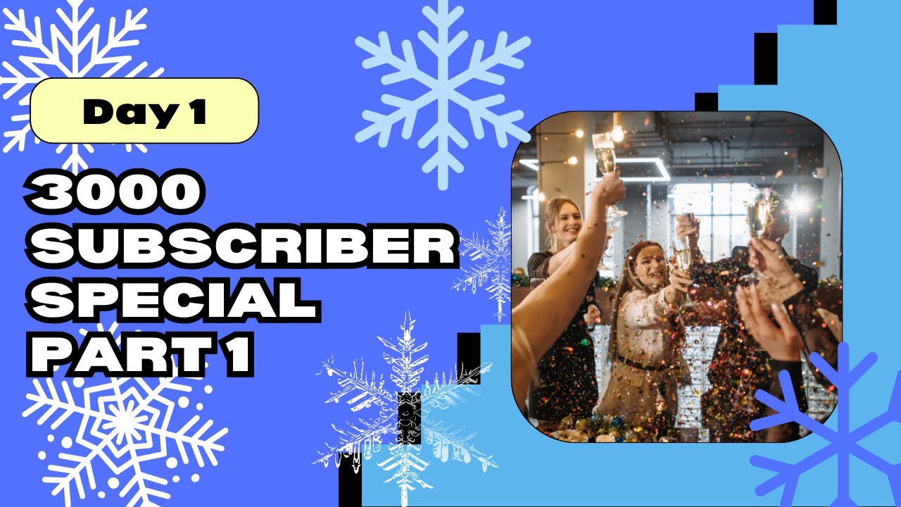 3000 Sub Special Part 1 - YouTube