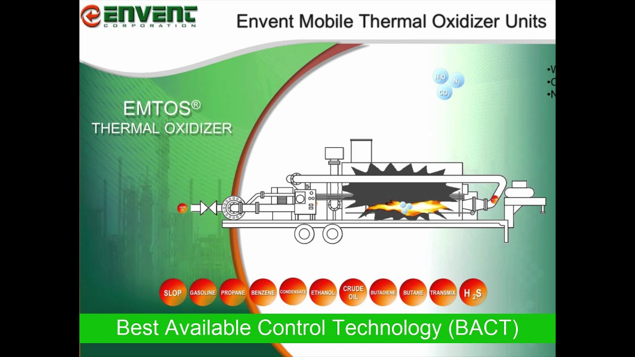 Envent Corporation - Mobile Thermal Oxidizer EMTOS - YouTube