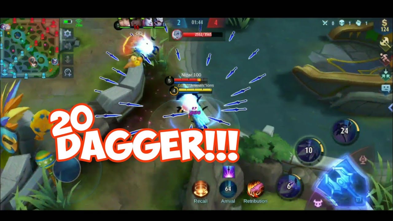 Dagger GS ada 20!?!! Mayhem Mode - Mobile Legend Indonesia #1 - YouTube