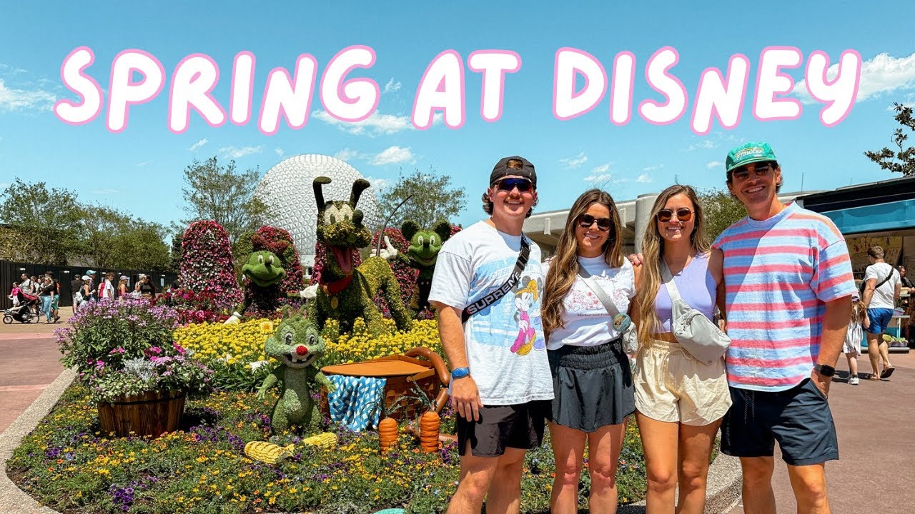 SPRING AT DISNEY WORLD 🌸🦋🌷🐭🌼 Flower & Garden Festival, Journey of Water ...