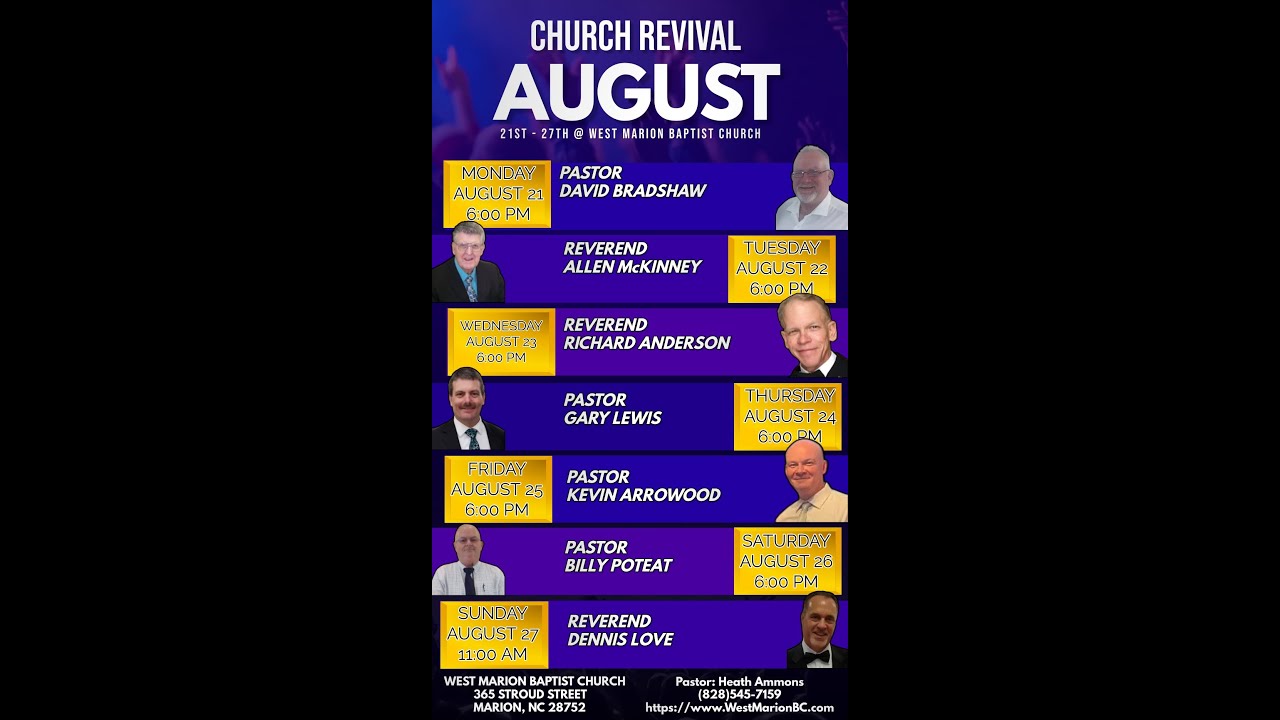 2023 Church Revival Night 4 - August 24, 2023 - Pastor Gary Lewis - YouTube