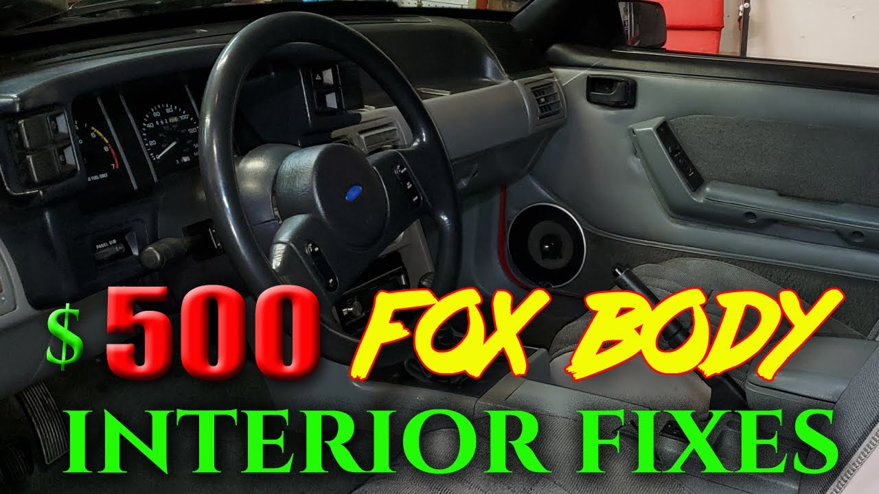 The 89G - Fox Body FINALLY Gets Some Love In The Interior - EP60 - YouTube