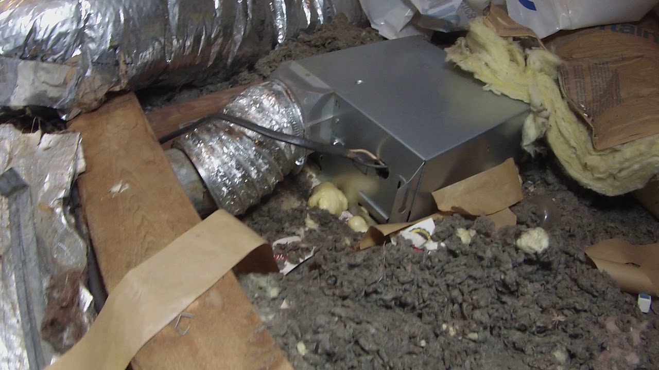 Damaged hvac system - YouTube