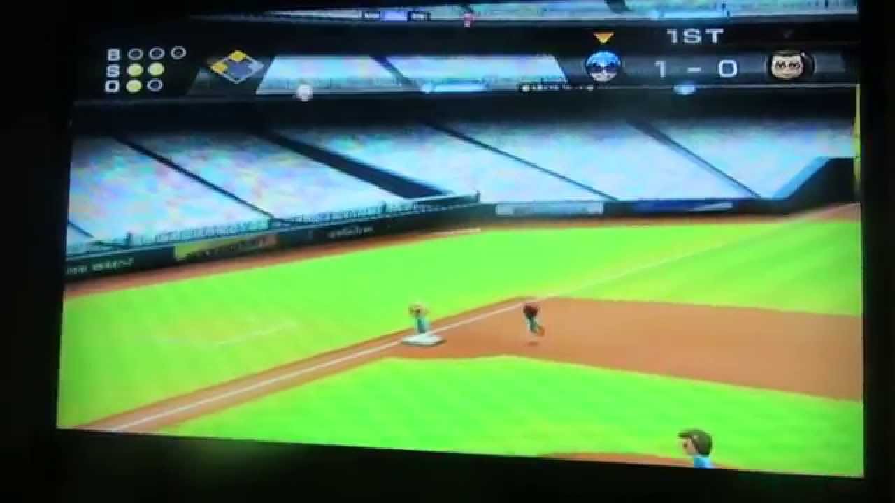 Wii Sports- Lets play wii baseball part 1 - YouTube