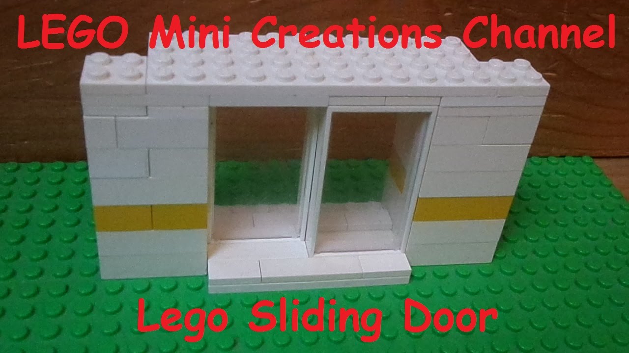 LEGO Mini Creation - Lego Sliding Door (Lego Door Serie) - YouTube