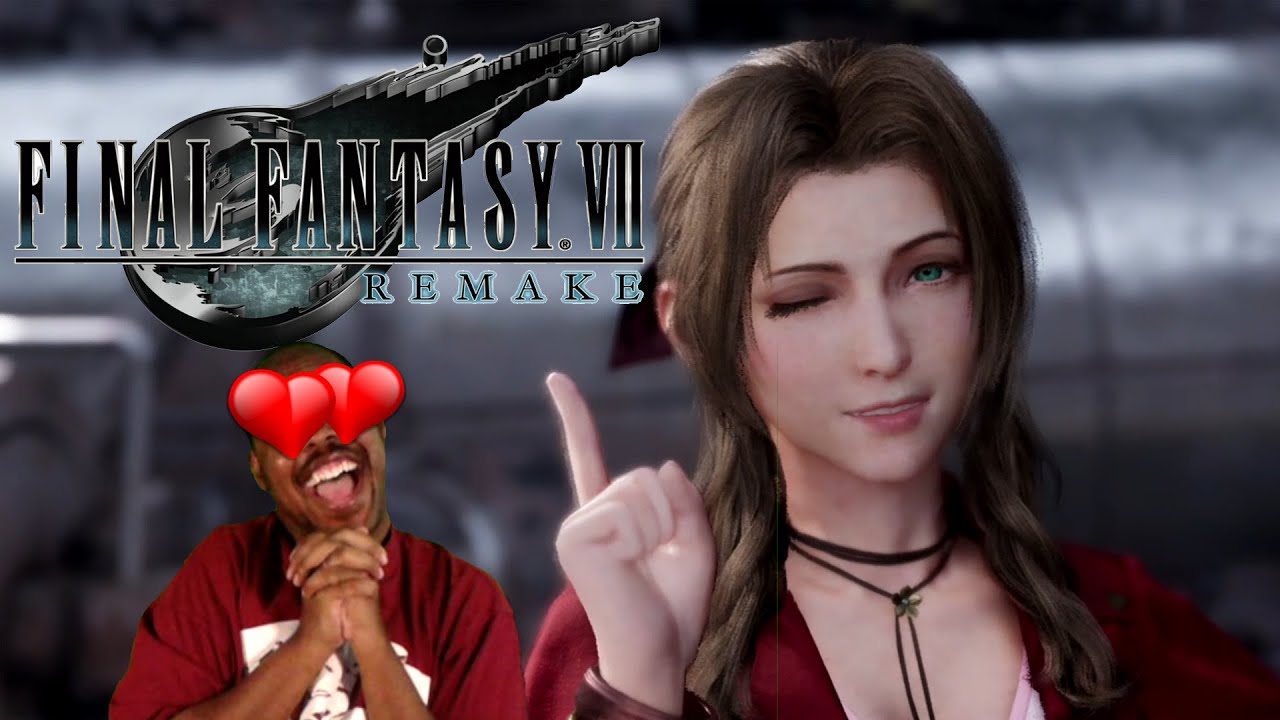 I GET TO DATE PRINCESS AERITH!!! - Final Fantasy 7 Remake Let's play ...