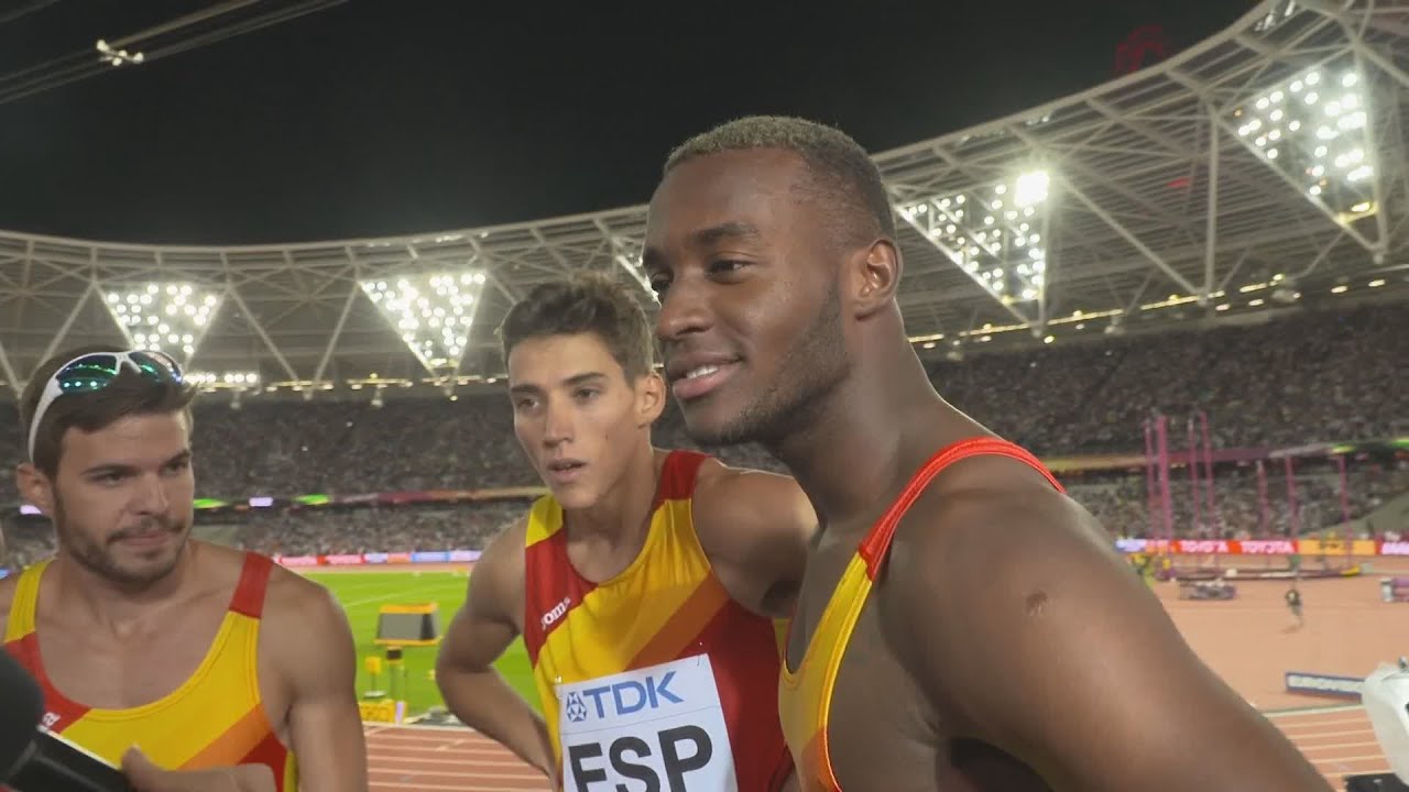 WCH 2017 London – Team Spain 4x400 Metres final - YouTube