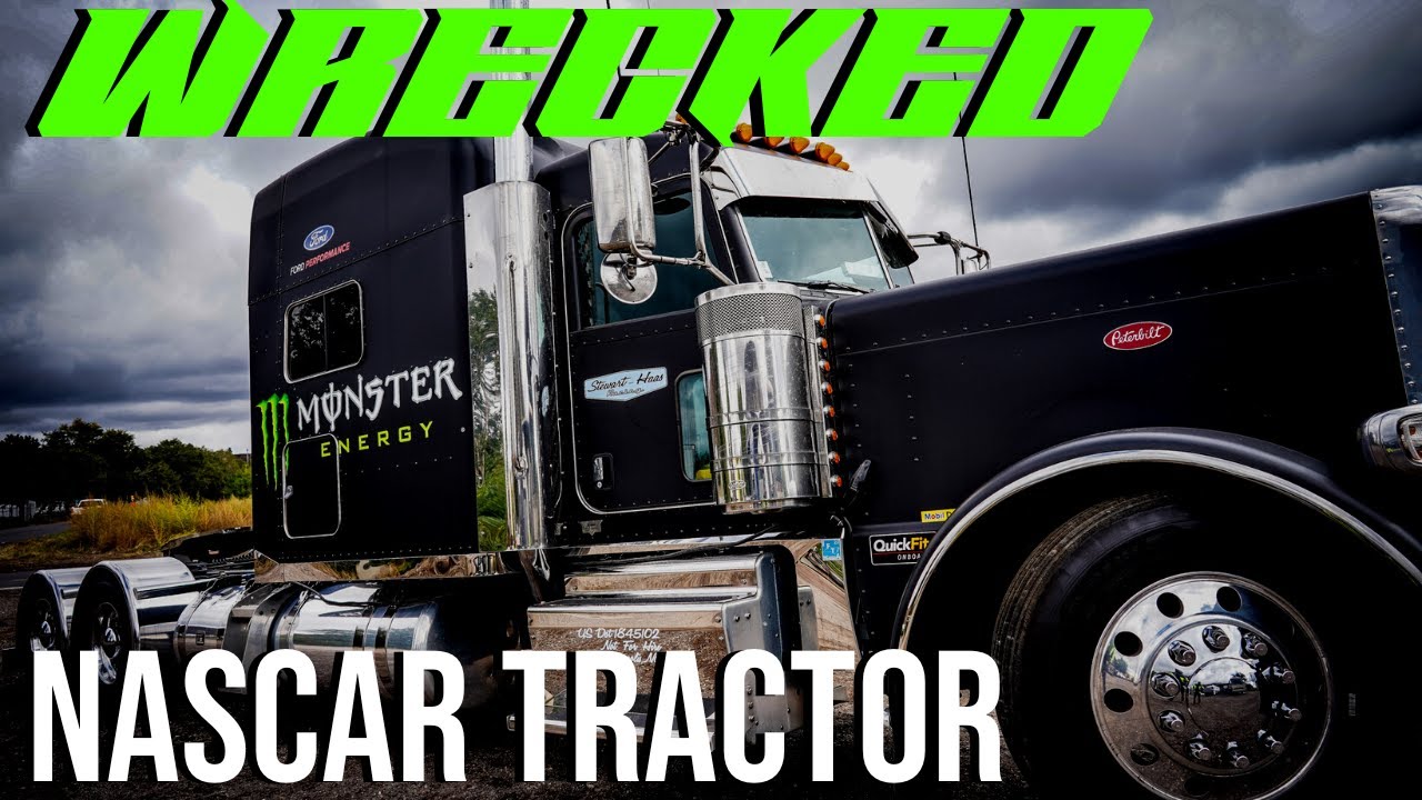 What happened to the Stewart-Haas NASCAR tractor??? - YouTube