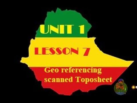 Geo referencing scanned Toposheet data part1-7 ArcGIS - YouTube