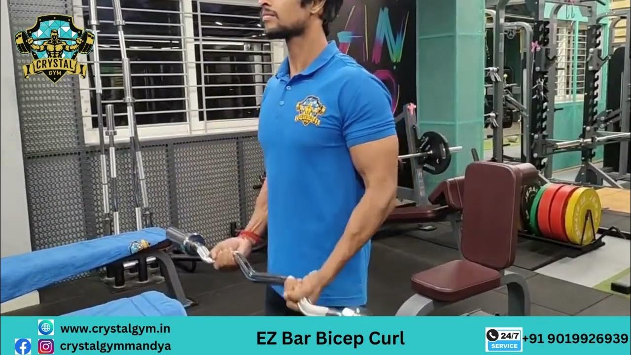 EZ Bar Bicep Curl - YouTube