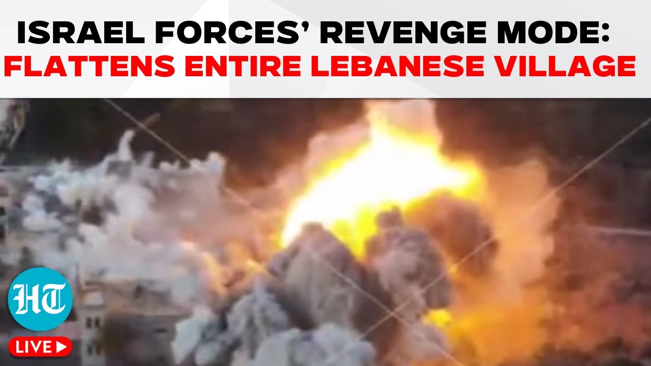 Live: Israeli Forces Unleash Revenge Attacks | Carpet Bombing Blows Up ...