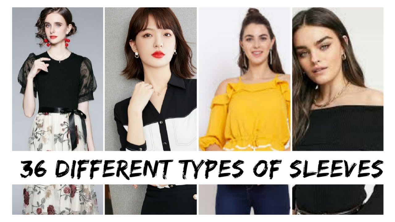 36 Different types of sleeves | Different sleeve styles | Ladies sleeve ...
