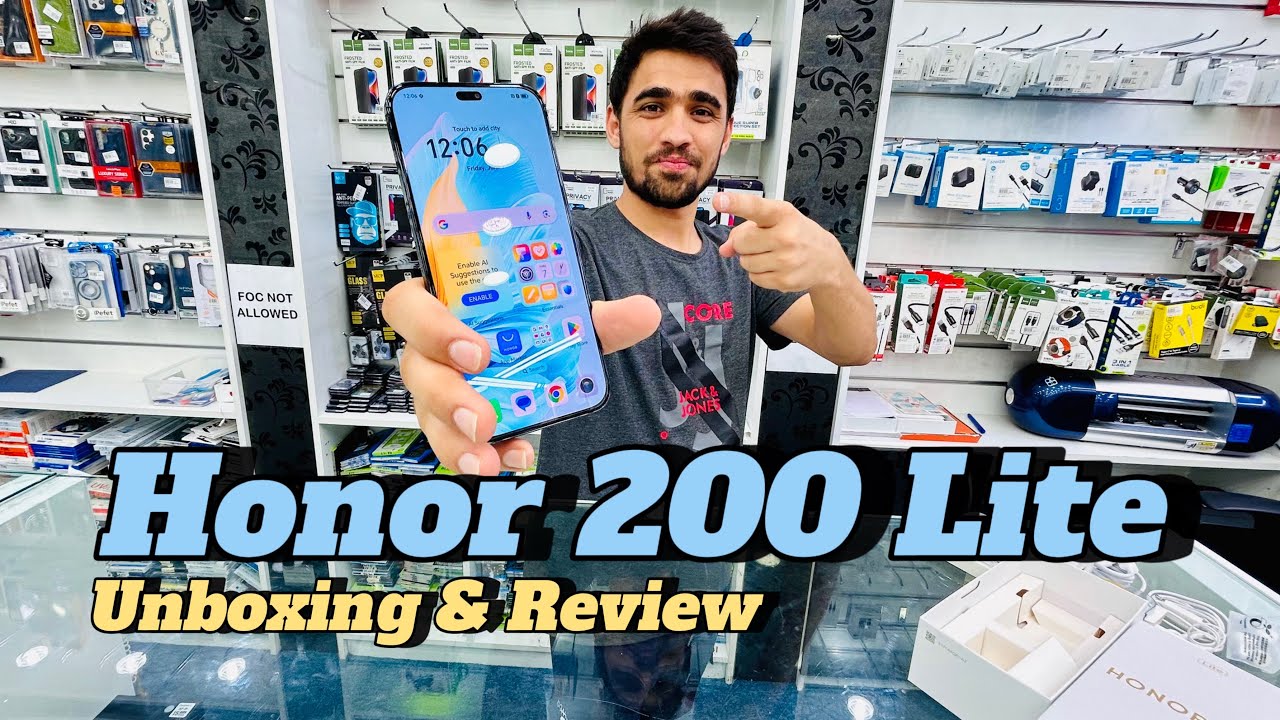 Honor 200 Lite World Thick Phone | Unboxing and Short Review | Low ...