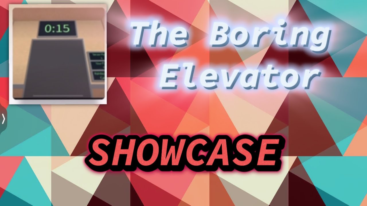 THE BORING ELEVATOR SHOWCASE!😍 - YouTube