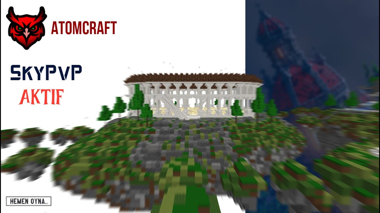 YENİ OYUN SKYPVP - atomcraft minecraft skypvp - YouTube