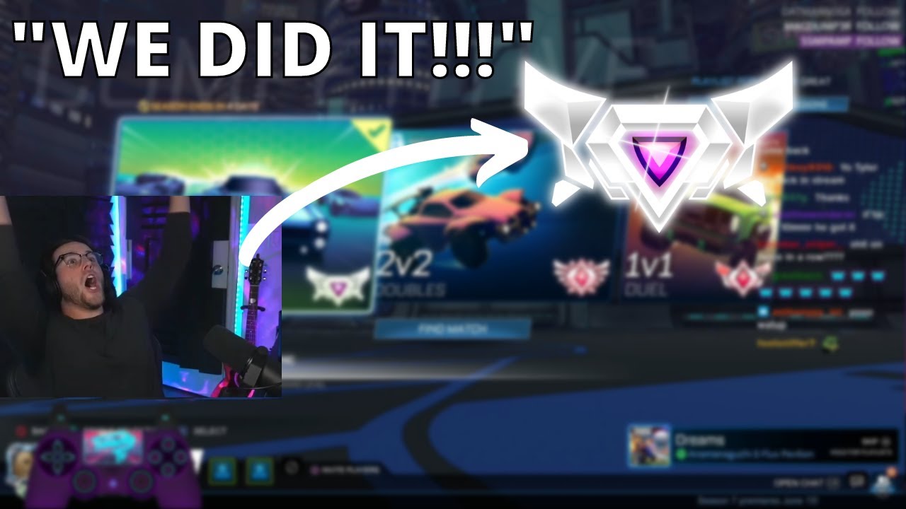 What it feels like to FINALLY HIT SSL IN ROCKET LEAGUE!!! - YouTube