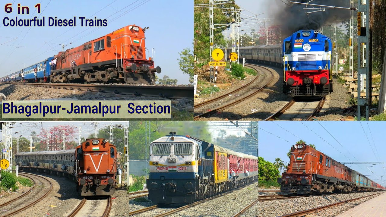 Trains Of Bhagalpur : Vikramshila Express + Anga Express + Bramhaputra ...