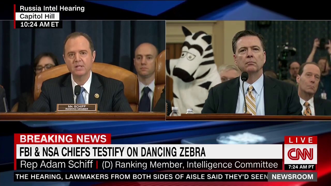 FBI & NSA CHIEFS TESTIFY ON DANCING ZEBRA #JustAddZebras - YouTube