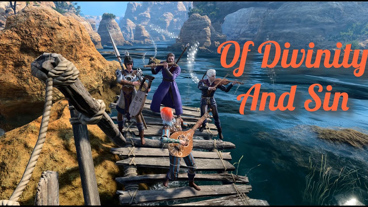 BG3 Bard Band: "Of Divinity And Sin" Divinity Deluxe Song (Astarion ...