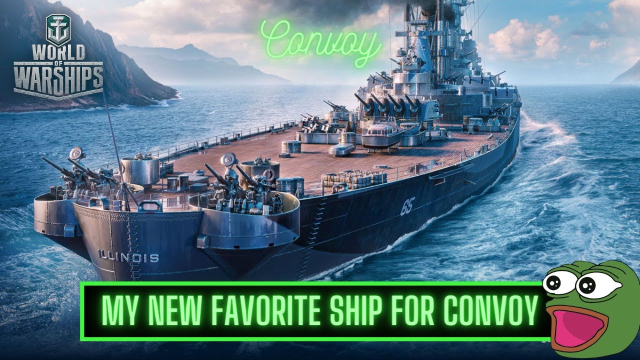 World of Warships - My New Favorite Ship for Convoy - YouTube