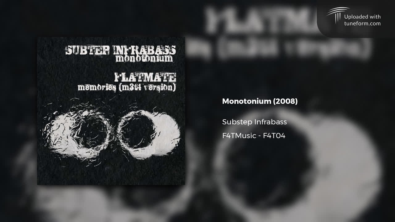 Substep Infrabass - Monotonium (F4TMusic | F4T04) [Deep Dubstep] - YouTube