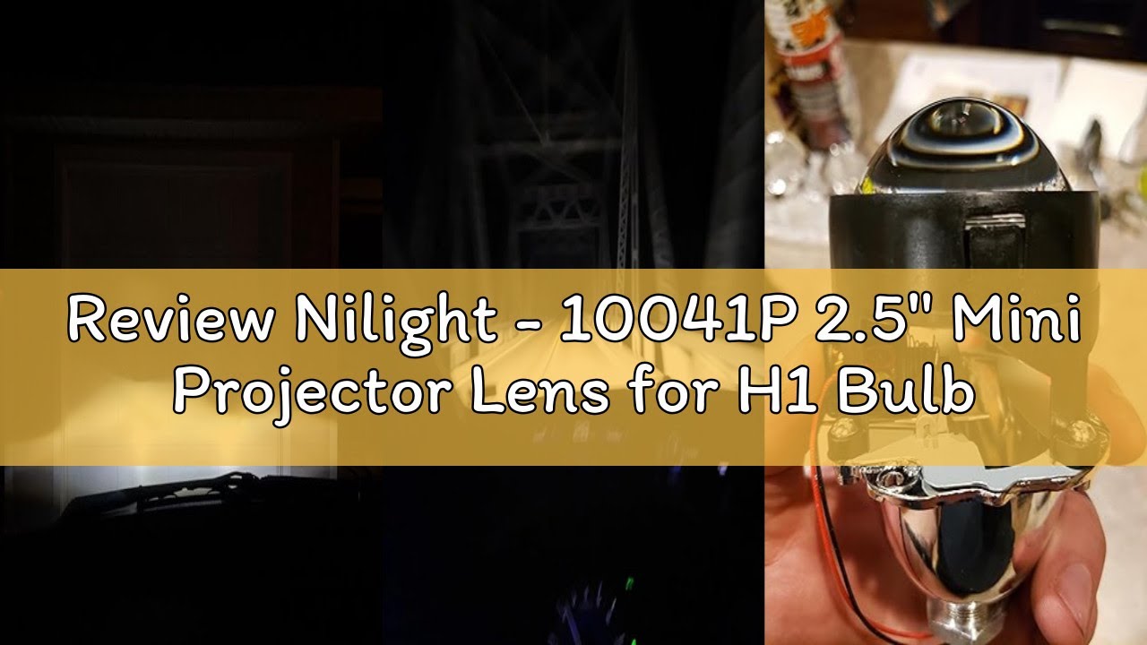 Review Nilight - 10041P 2.5" Mini Projector Lens for H1 Bulb Headlights ...