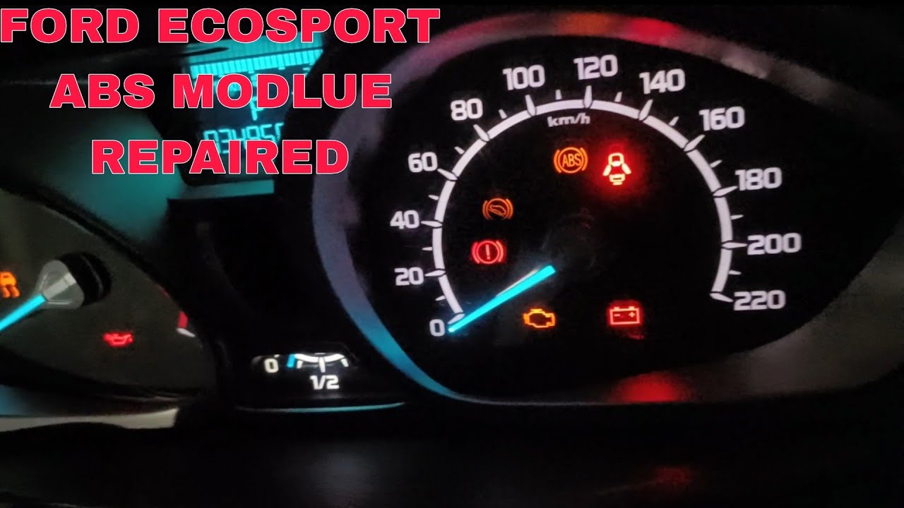 Ford ecosport abs module repair u3000 - YouTube